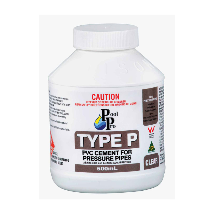 Buy PVC Glue - Pool Pro Clear PVC Solvent Cement Type P 500ml and more ...