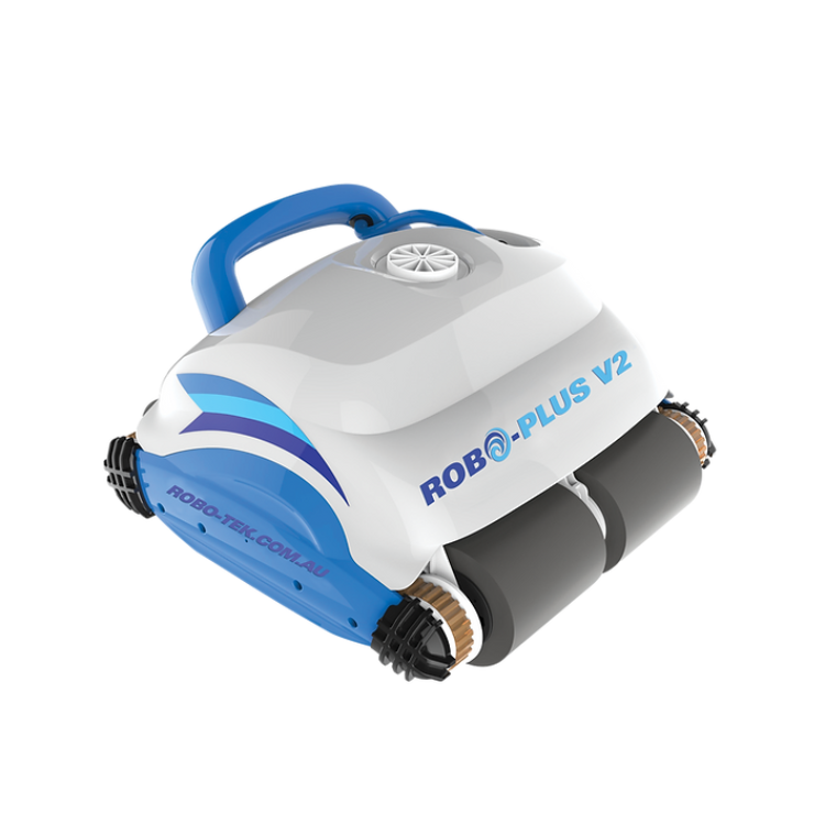 Buy Robo-Tek Robo-Plus V2 Robotic Pool Cleaner with Caddy Online ...